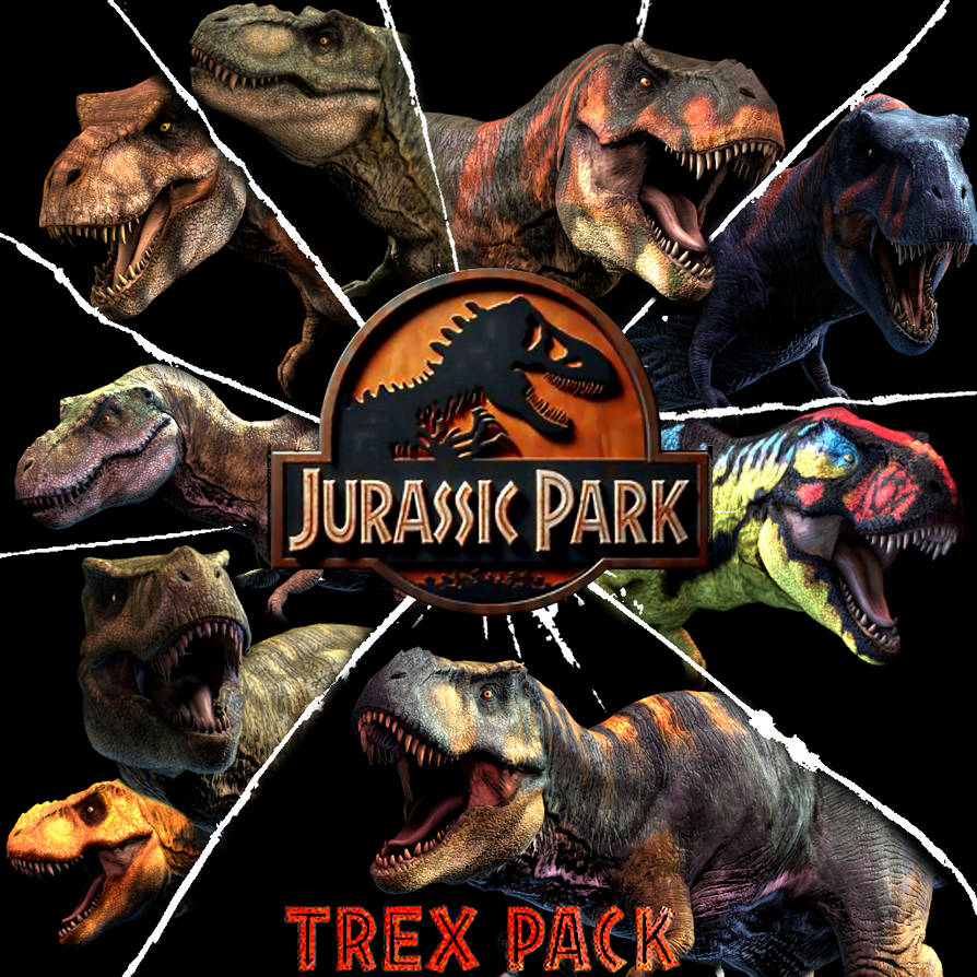 Jurassic Park Trex Pack Logo 2 By Dracokhajiit On Deviantart