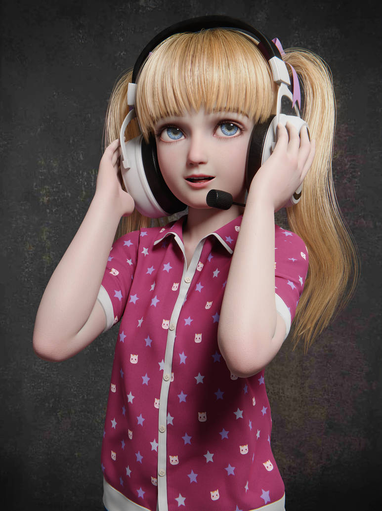 Stylized Girl Talitha By Zhuzhuxiab On Deviantart