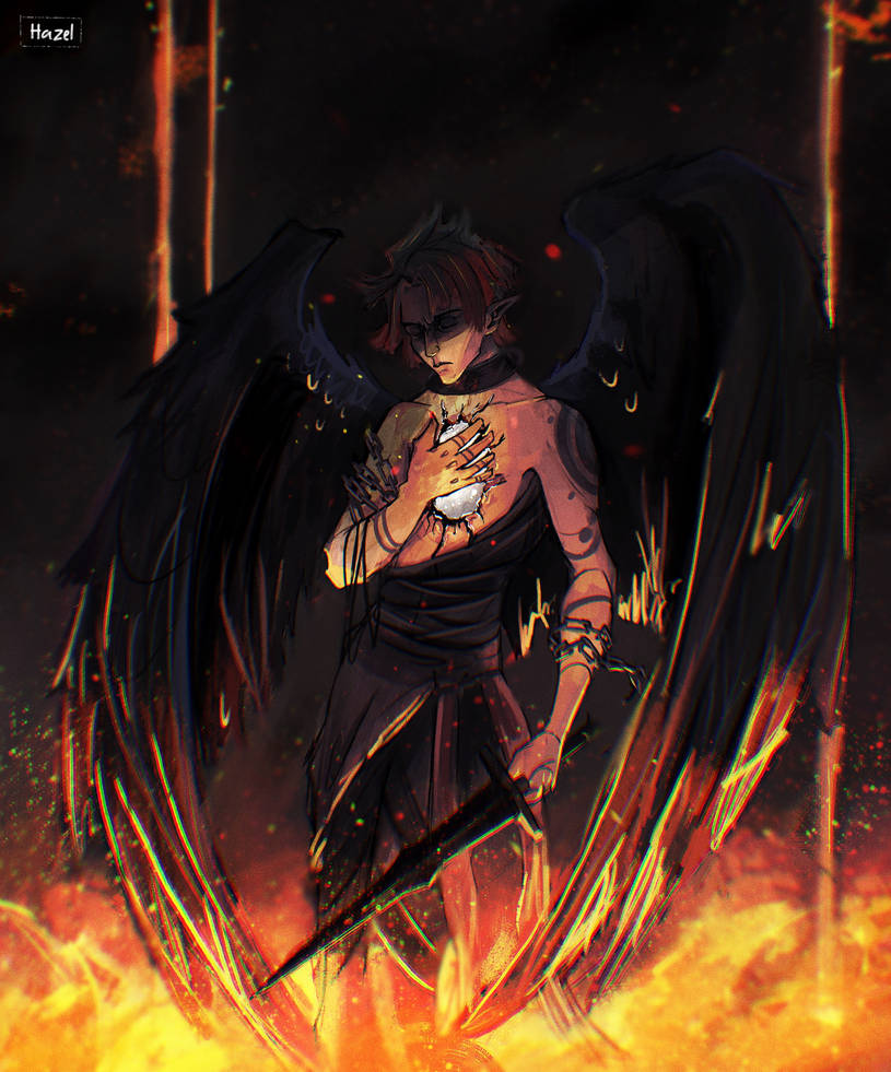 Flaming Angel by Hazel-Nutts on DeviantArt Flaming Angel by Hazel-Nutts on DeviantArt