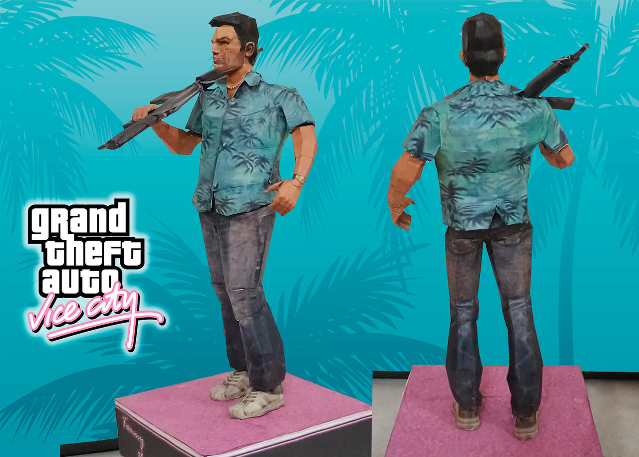 Gta Vice City Tommy Vercetti Papercraft By Gamestroll344 On Deviantart