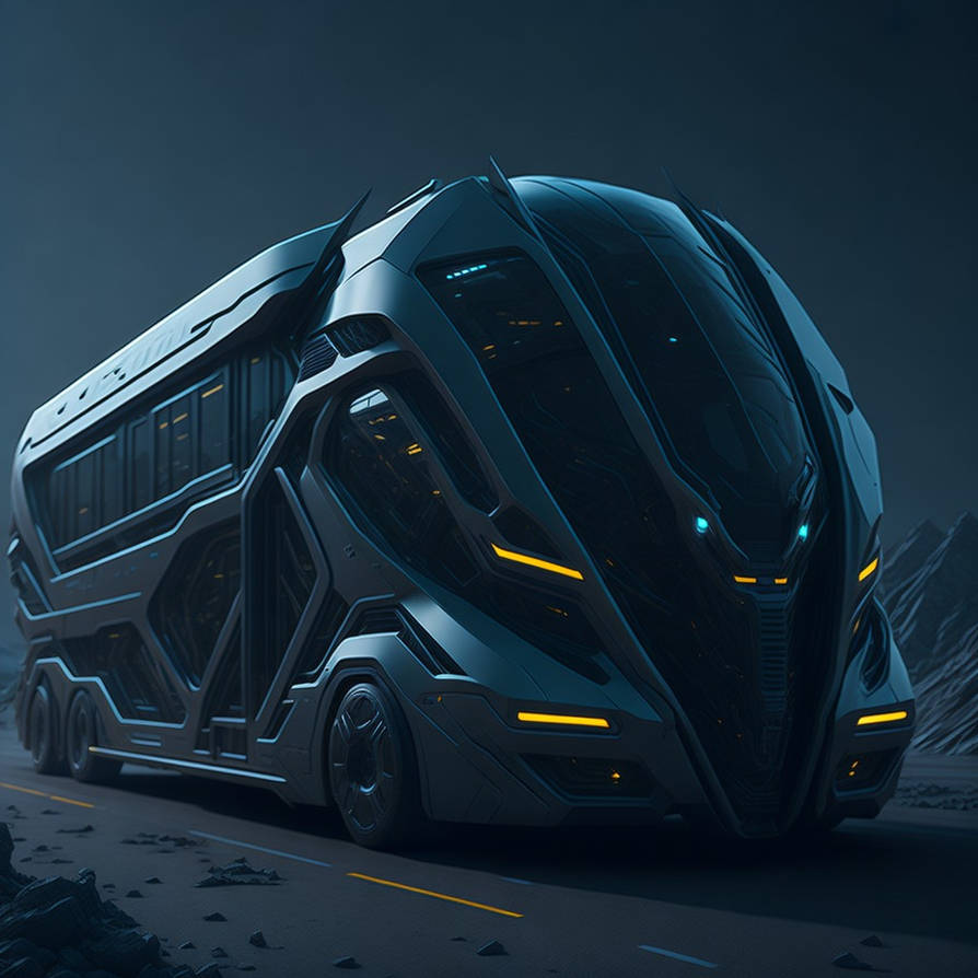 Sci-fi futuristic bus by Pickgameru on DeviantArt Sci-fi futuristic bus by Pickgameru on DeviantArt