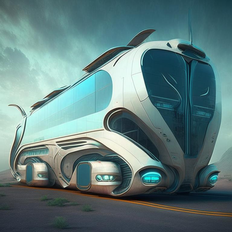 Futuristic sci-fi bus by Pickgameru on DeviantArt Futuristic sci-fi bus by Pickgameru on DeviantArt