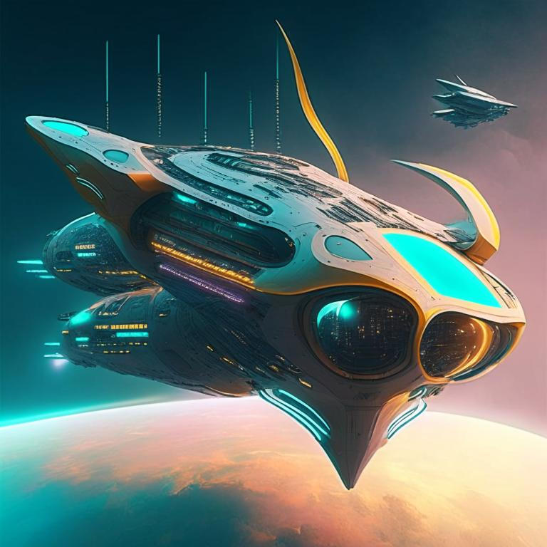 Futuristic sci-fi spaceship by Pickgameru on DeviantArt Futuristic sci-fi spaceship by Pickgameru on DeviantArt
