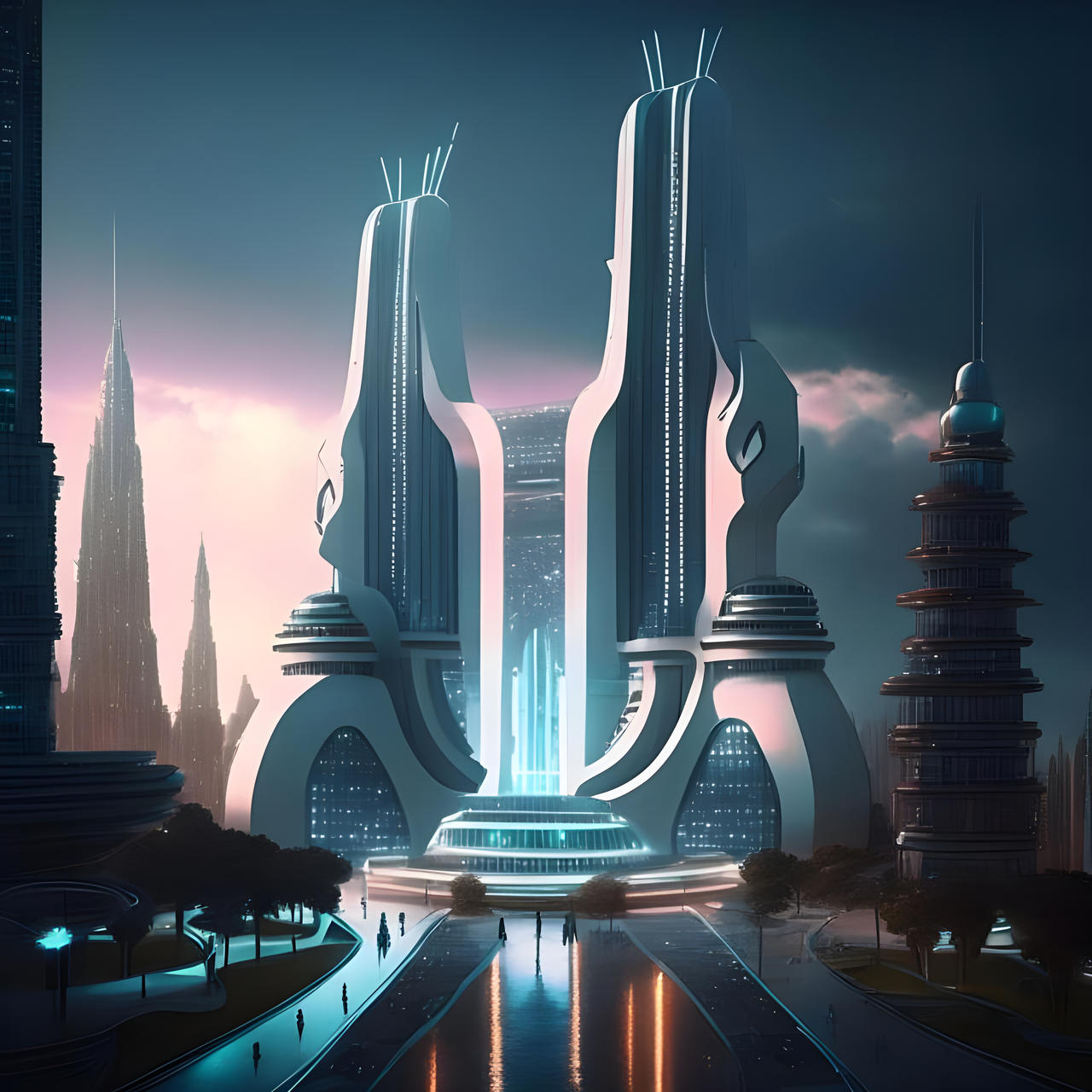 Futuristic sci-fi city Moscow by Pickgameru on DeviantArt Futuristic sci-fi city Moscow by Pickgameru on DeviantArt