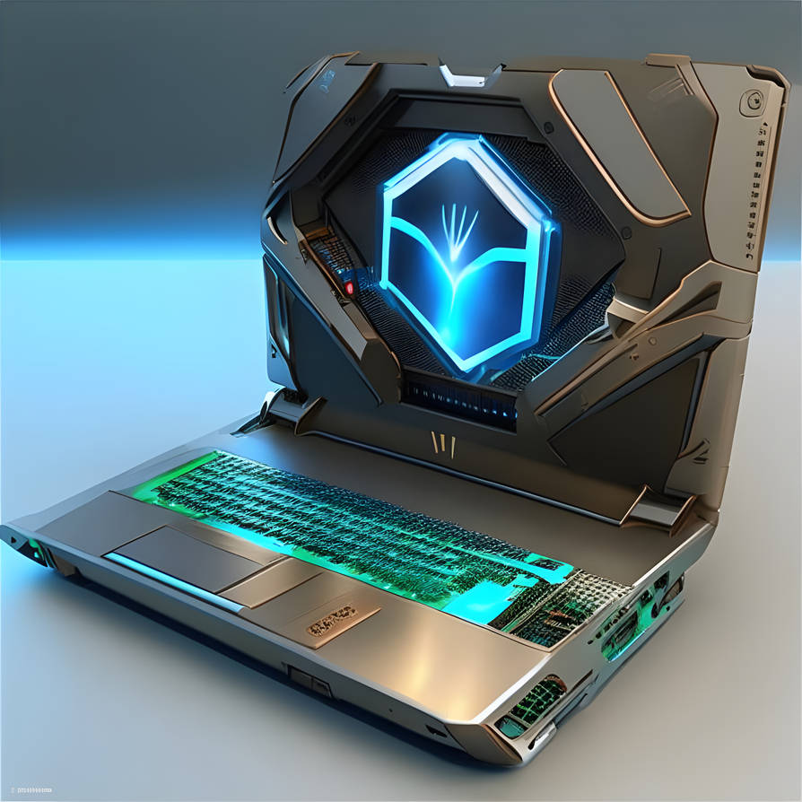 Futuristic sci-fi laptop by Pickgameru on DeviantArt Futuristic sci-fi laptop by Pickgameru on DeviantArt