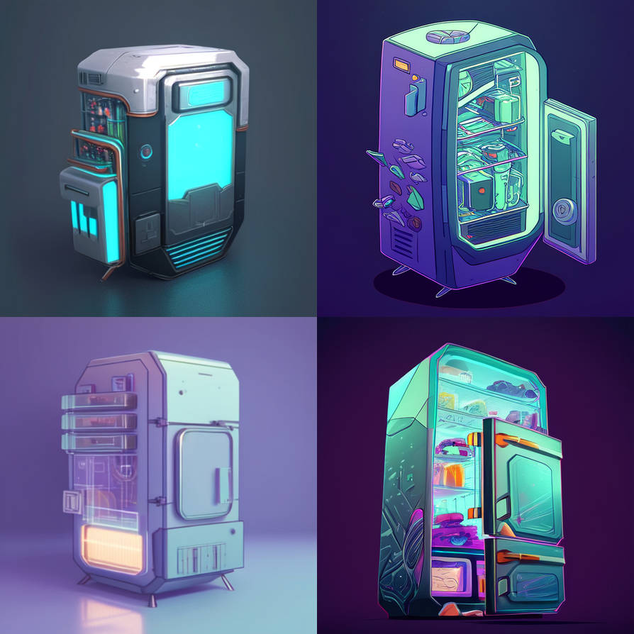 Sci-fi futuristic fridge by Pickgameru on DeviantArt Sci-fi futuristic fridge by Pickgameru on DeviantArt