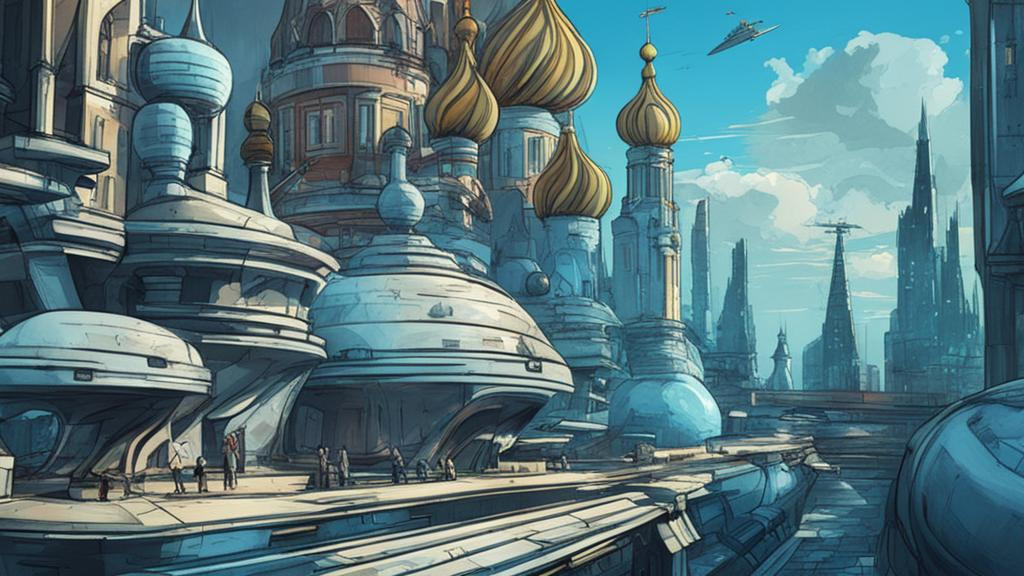 Futuristic sci-fi Moscow by Pickgameru on DeviantArt Futuristic sci-fi Moscow by Pickgameru on DeviantArt