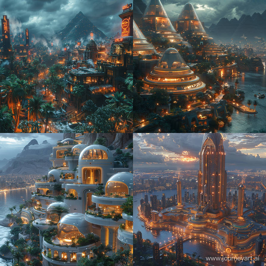 Futuristic sci-fi Cairo by Pickgameru on DeviantArt Futuristic sci-fi Cairo by Pickgameru on DeviantArt