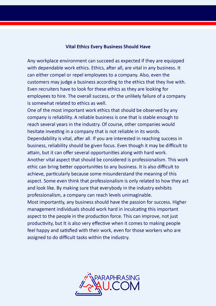 Sample of Paraphrasing by ParaphrasingSamples on DeviantArt Sample of Paraphrasing by ParaphrasingSamples on DeviantArt
