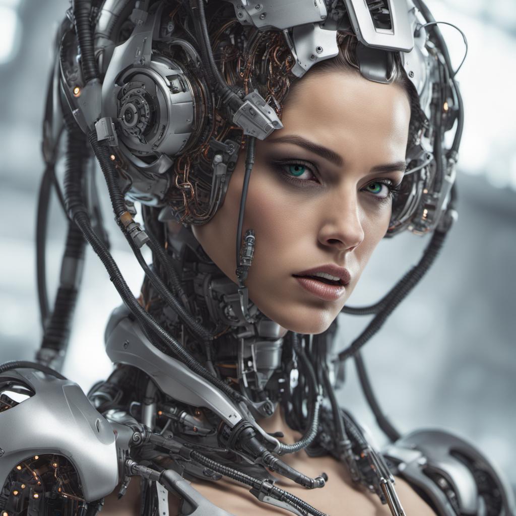 Sexy Cyborg Woman By Nickhubbell On Deviantart