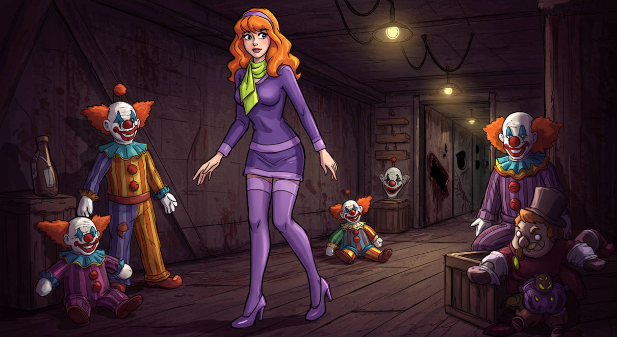 Daphne Blake And The Evil Clowns By Shadrowdon On Deviantart