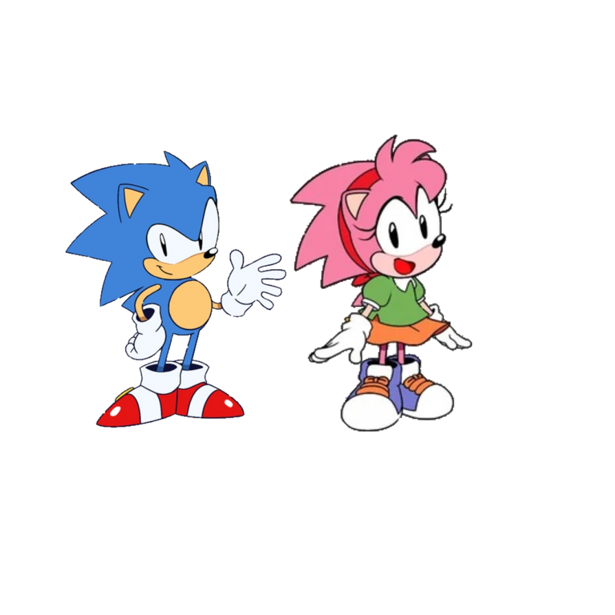 Sonic And Amy From Sonic Mania Adventures By Mrmuhammad11200 On Deviantart