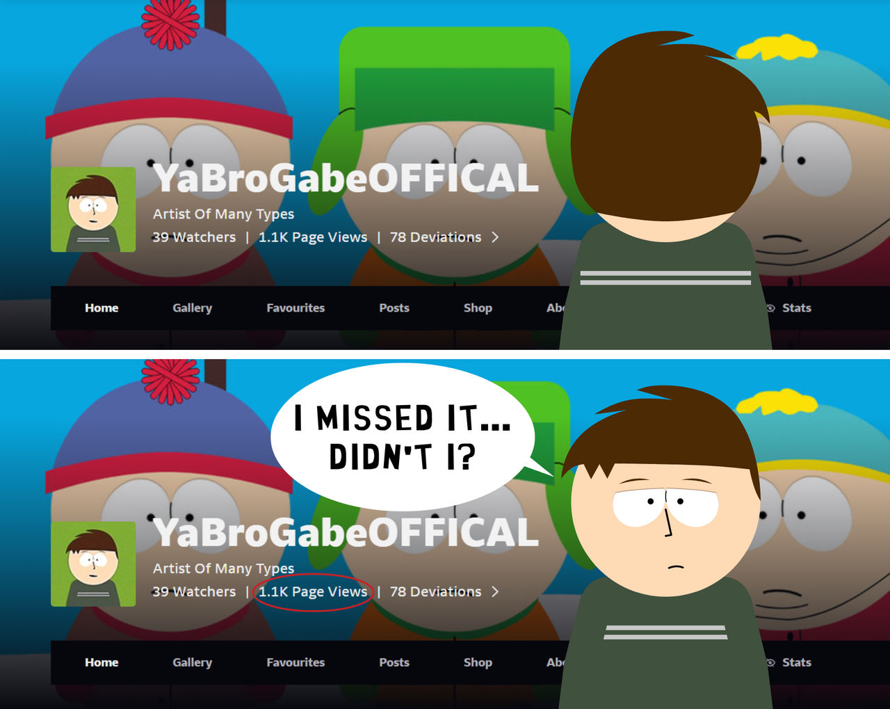 he missed it (READ DESC.) by YaBroGabeOFFICAL on DeviantArt he missed it (READ DESC.) by YaBroGabeOFFICAL on DeviantArt