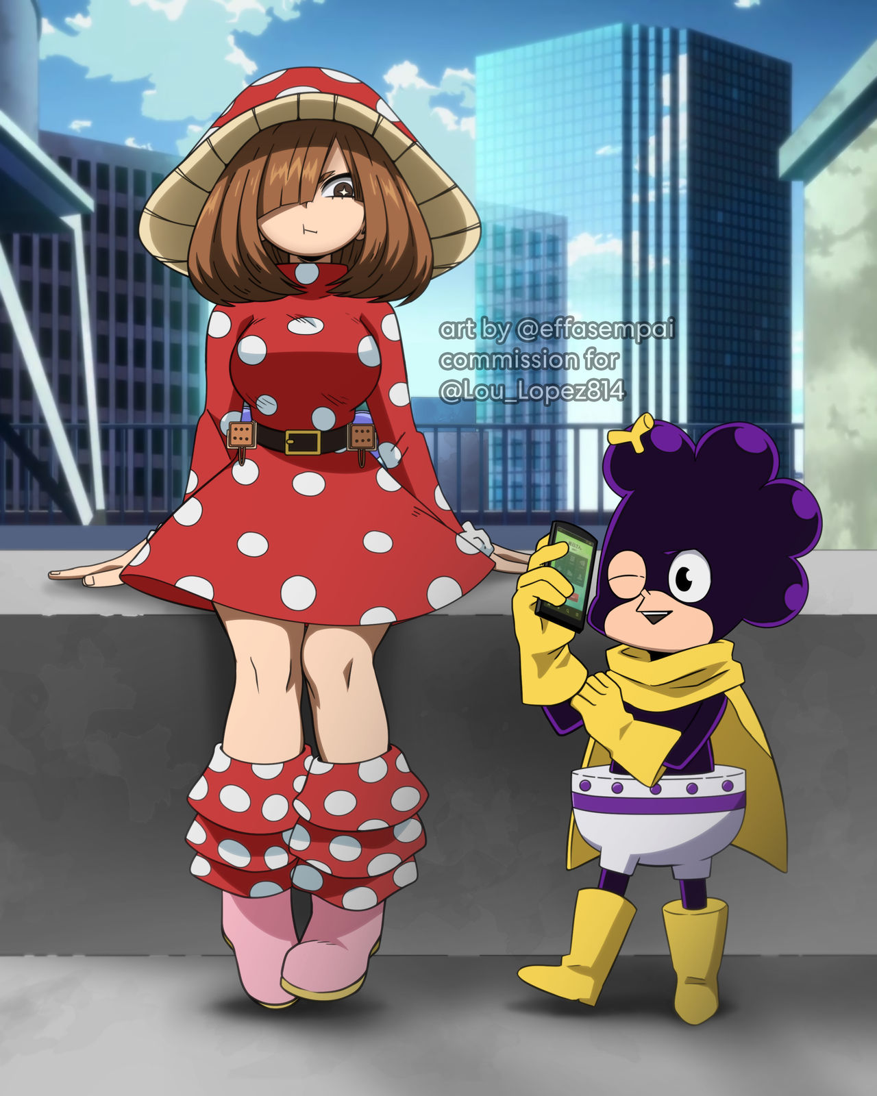 Bnha Cm Minoru Mineta X Kinoko Komori By Effasempai On Deviantart