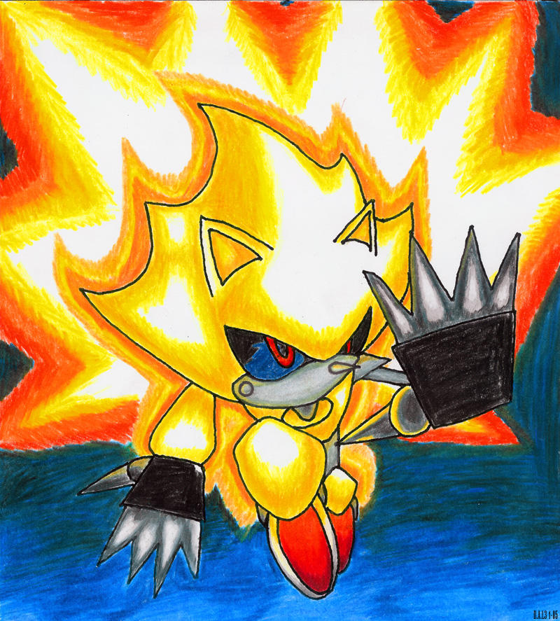 Super Metal Sonic, varient. by woodduckprime on DeviantArt