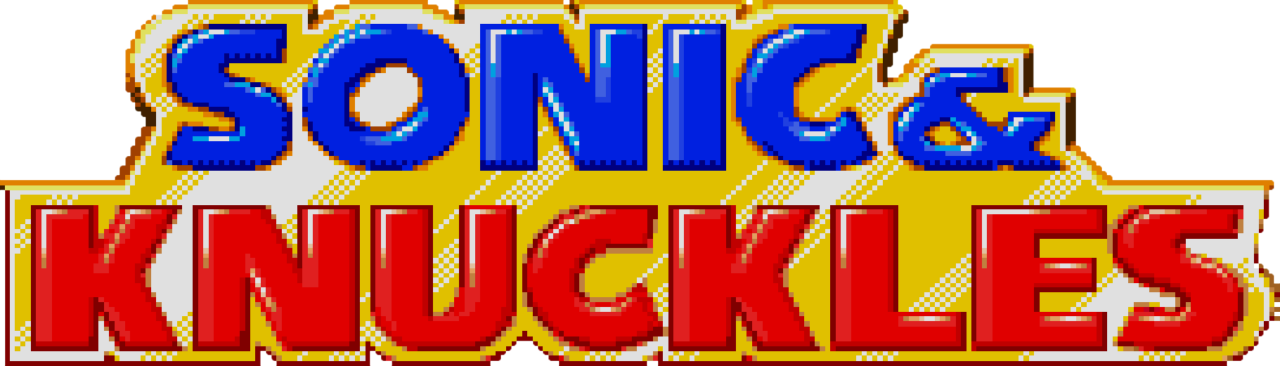Sonic And Knuckles Title Screen Logo By Sambox436 On Deviantart