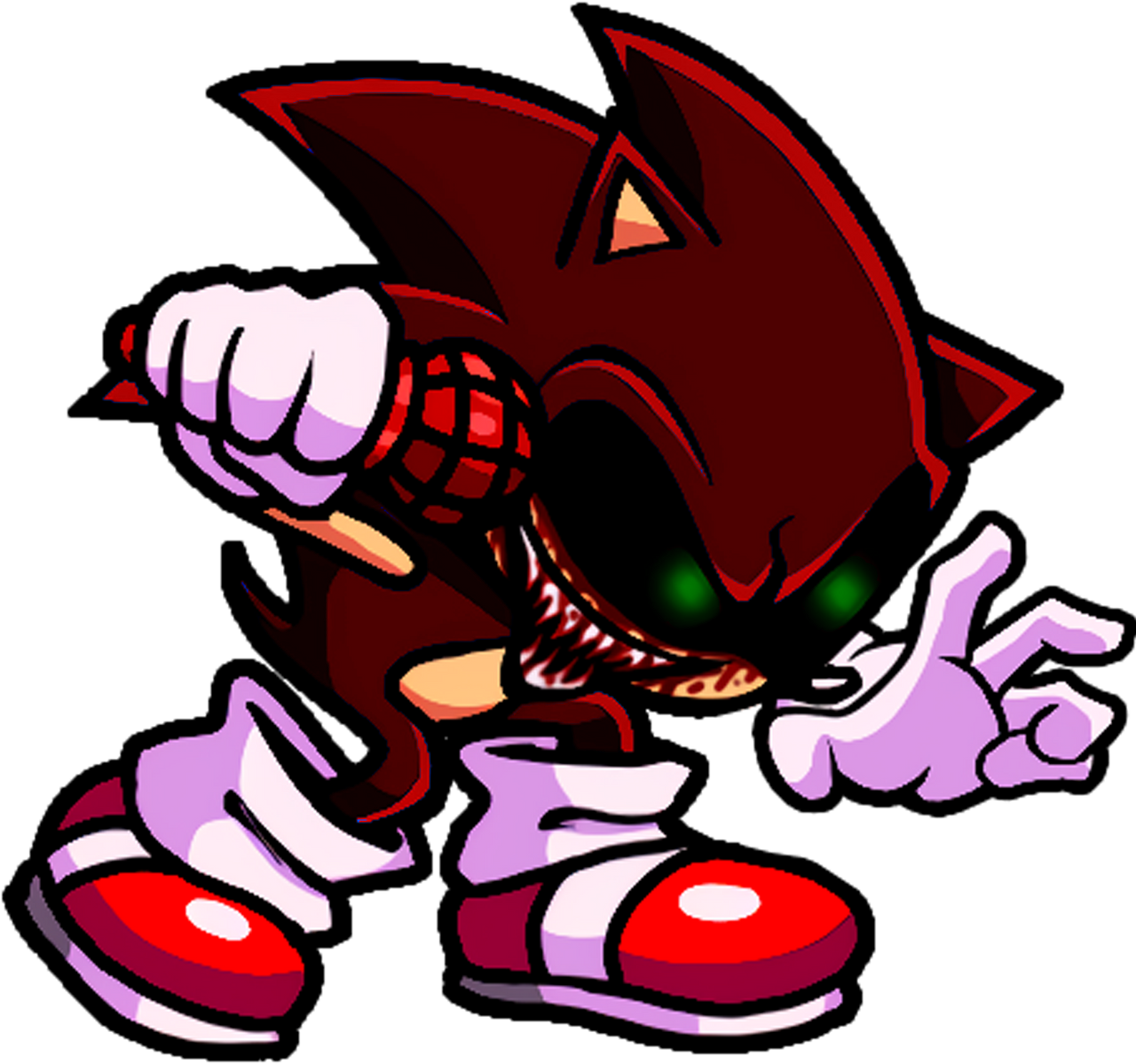 Red Sonicexe Down Fnf By Sambox436 On Deviantart