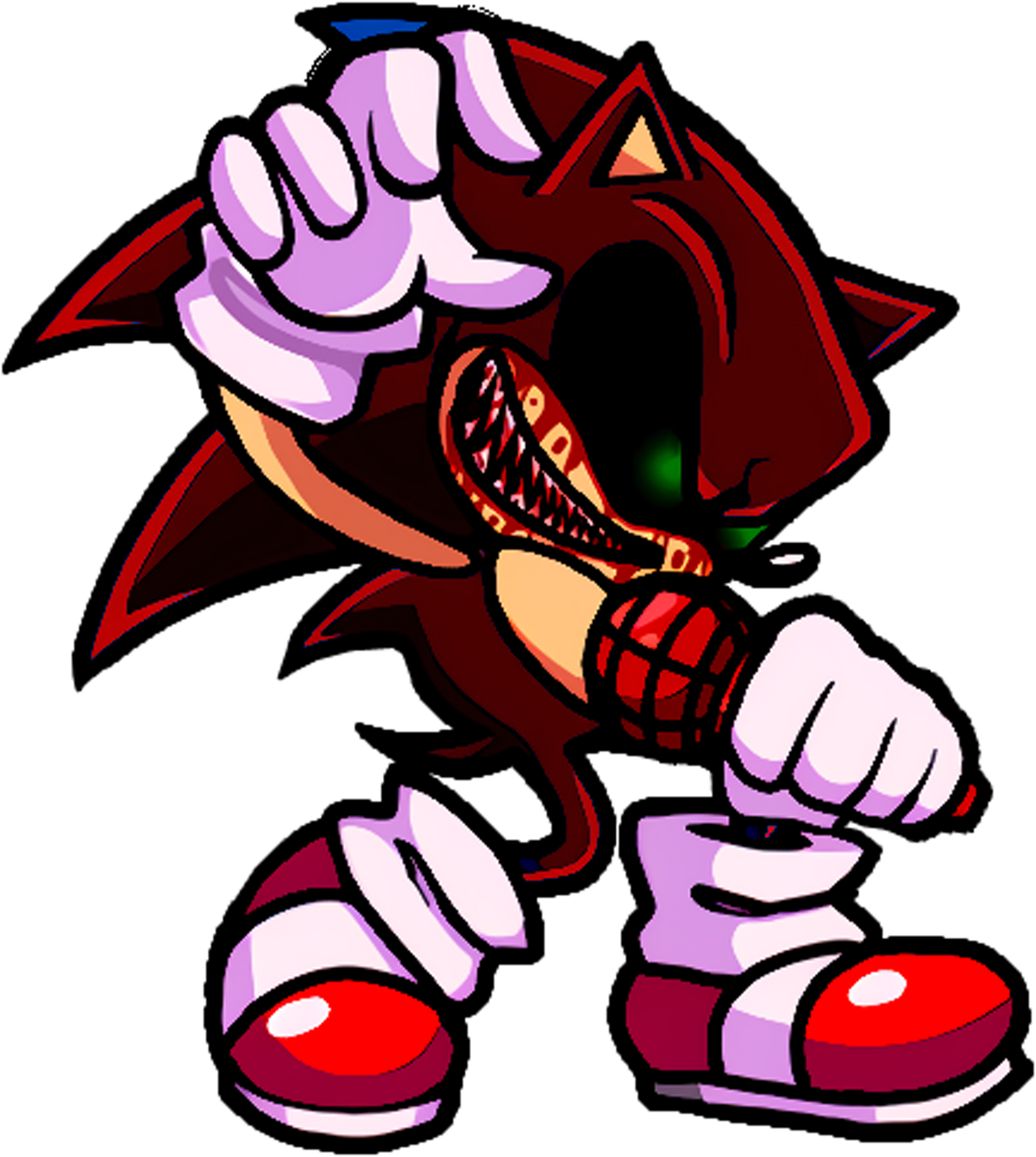 Red Sonicexe Left Fnf By Sambox436 On Deviantart
