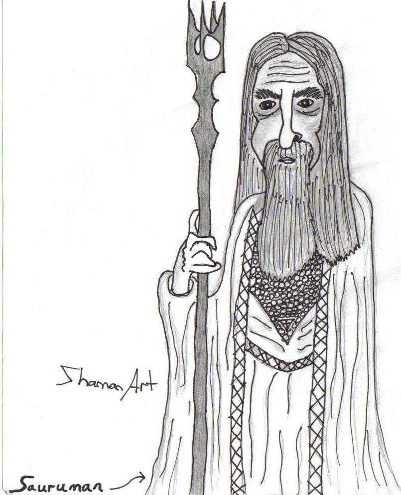 Saruman by Shamanart on DeviantArt