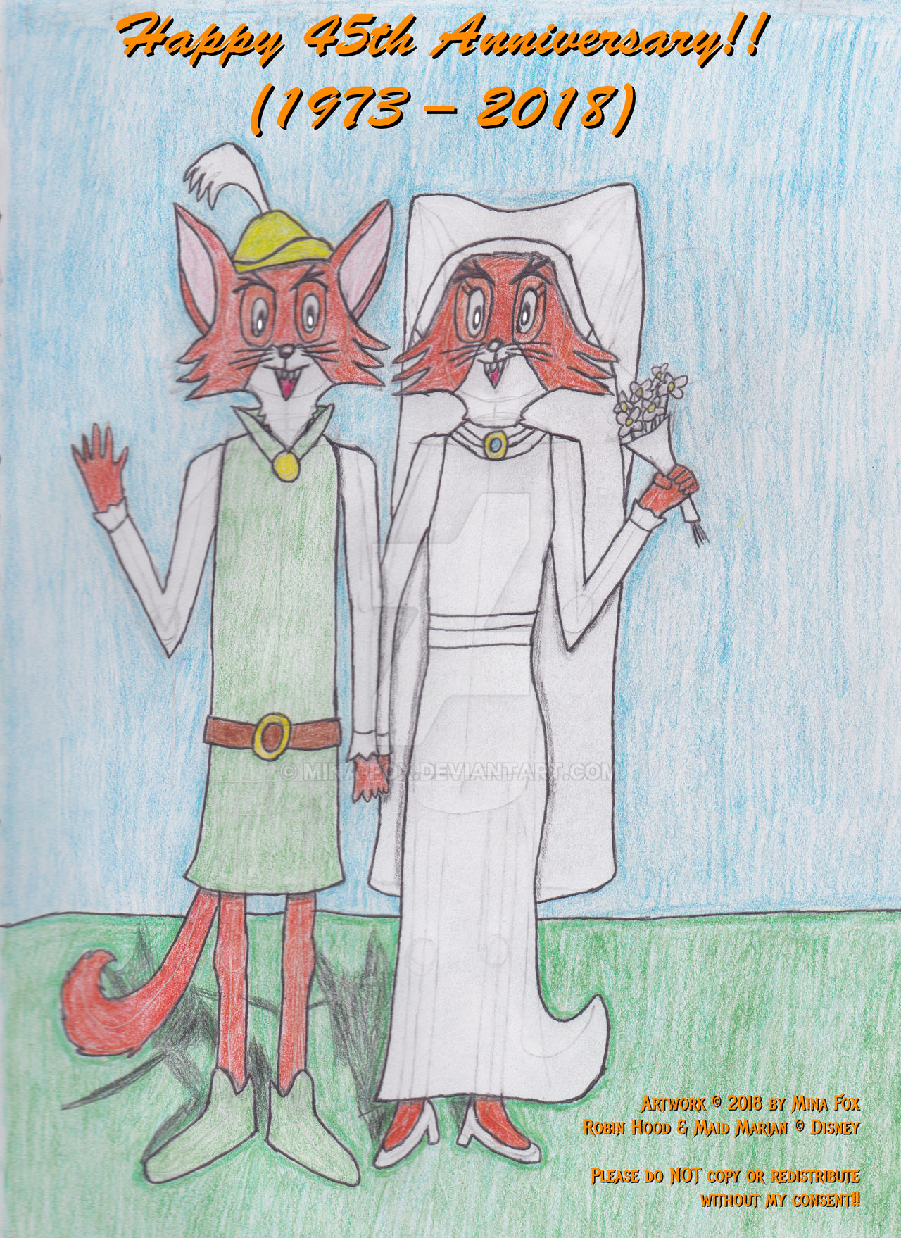 Robin Hood And Maid Marians 45th Anniversary By Mina Fox On Deviantart