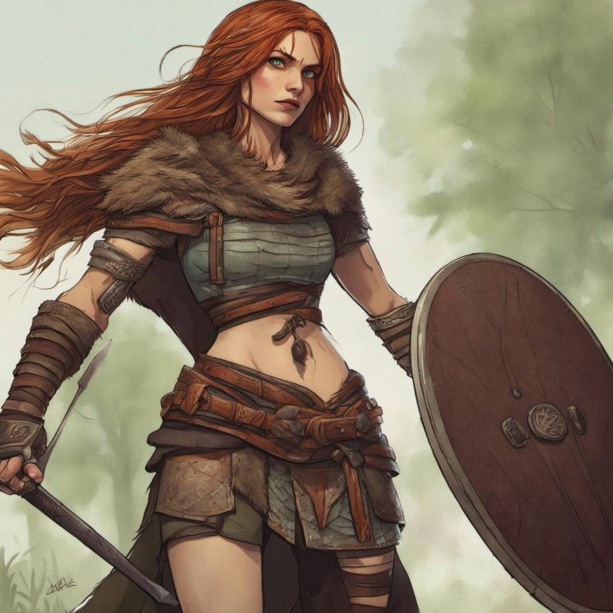 Dreamup Creation Aela The Huntress By Crazygamerdragon64 On Deviantart