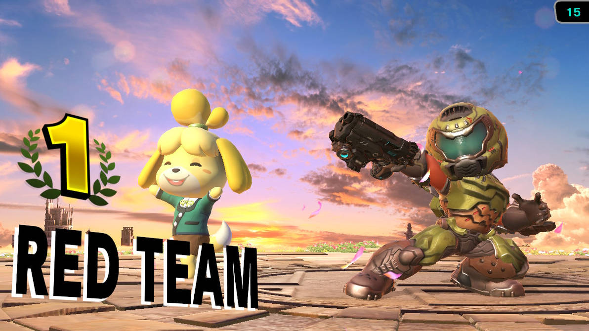 Doomguy And Isabelle Win By Crazygamerdragon64 On Deviantart