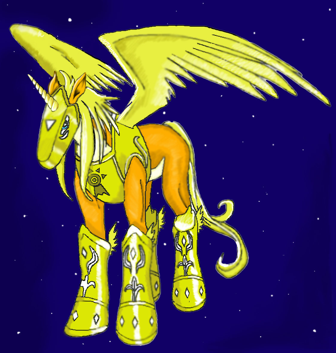 Pegasusmon by racookie3 on DeviantArt