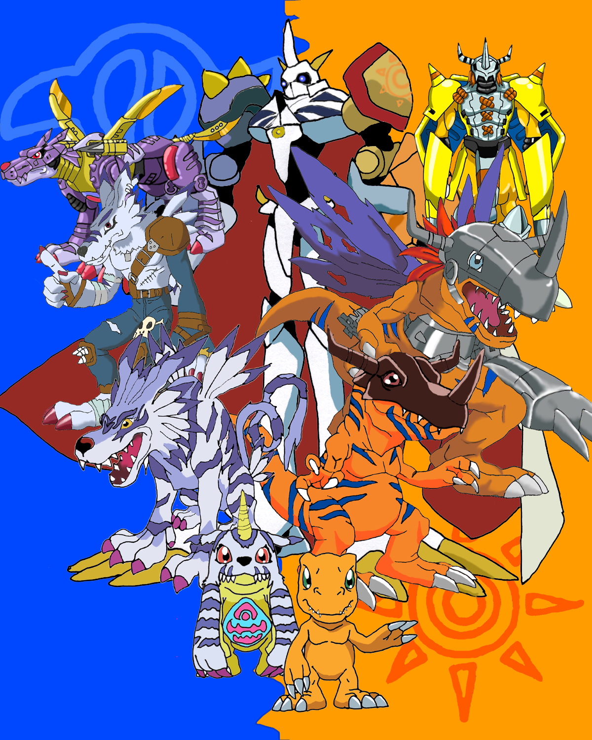 Warp Digivolve by racookie3 on DeviantArt