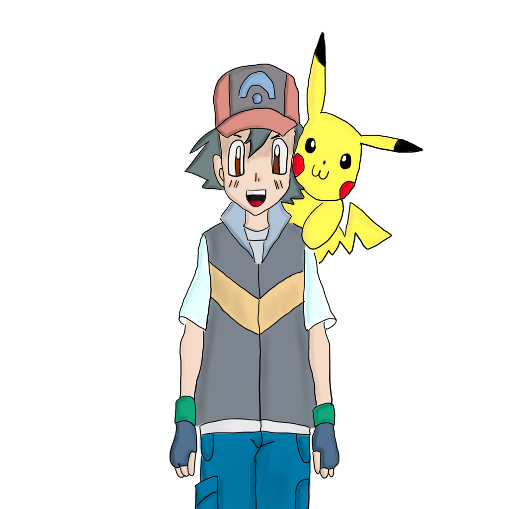 Pokemon Ash And Pikachu By Thediamondwood On Deviantart