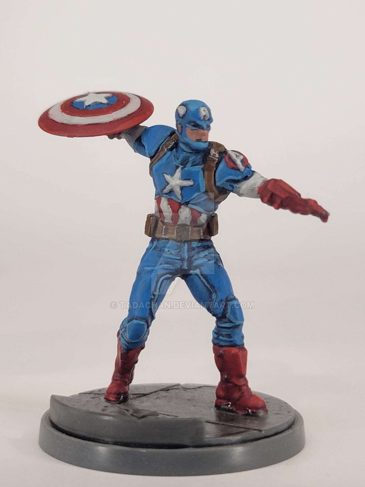 Captain America - Marvel Crisis Protocol by TadaChan on DeviantArt Captain America - Marvel Crisis Protocol by TadaChan on DeviantArt