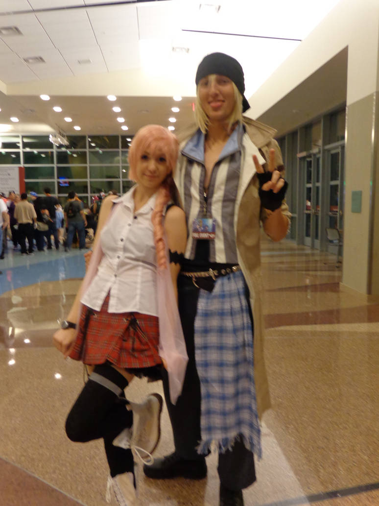 Serah And Snow By Xcameraninjax On Deviantart