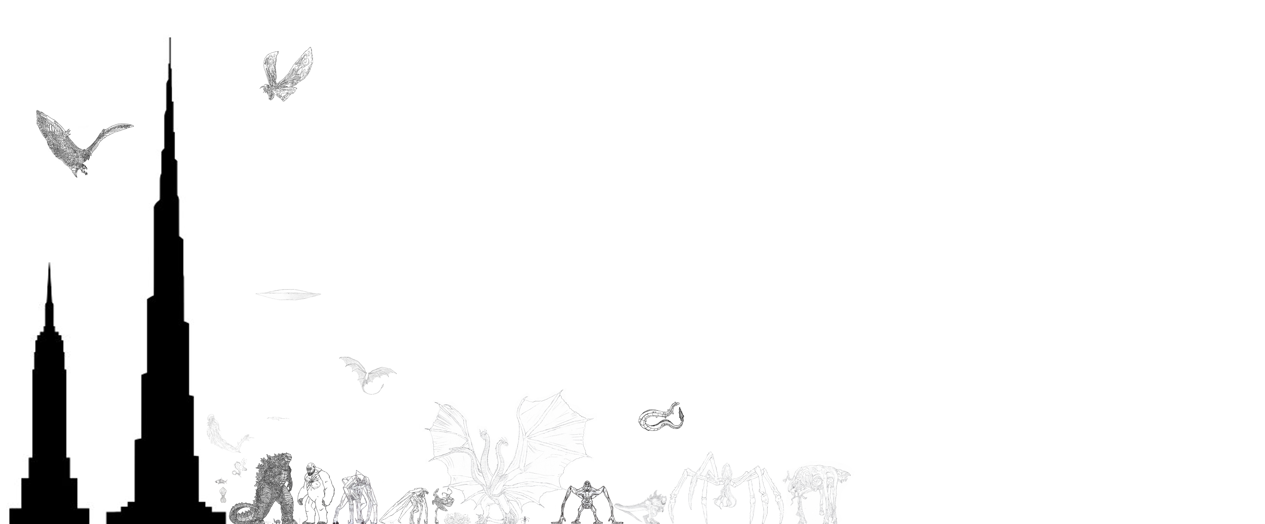 Kaiju Size Chart (WIP) by Creature-Studios on DeviantArt Kaiju Size Chart (WIP) by Creature-Studios on DeviantArt