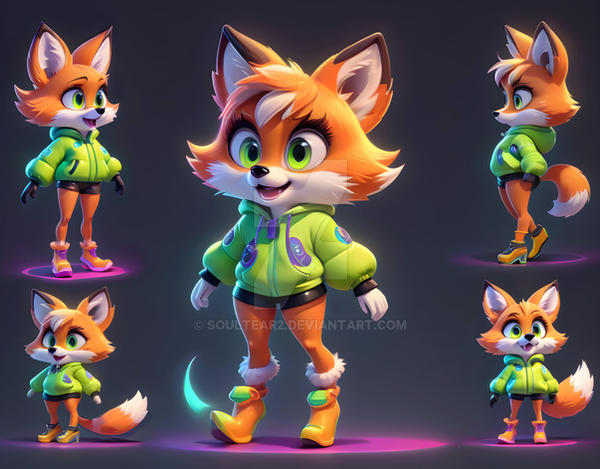 Crazy Fox Adoptable 014 Closed By Soultear2 On Deviantart