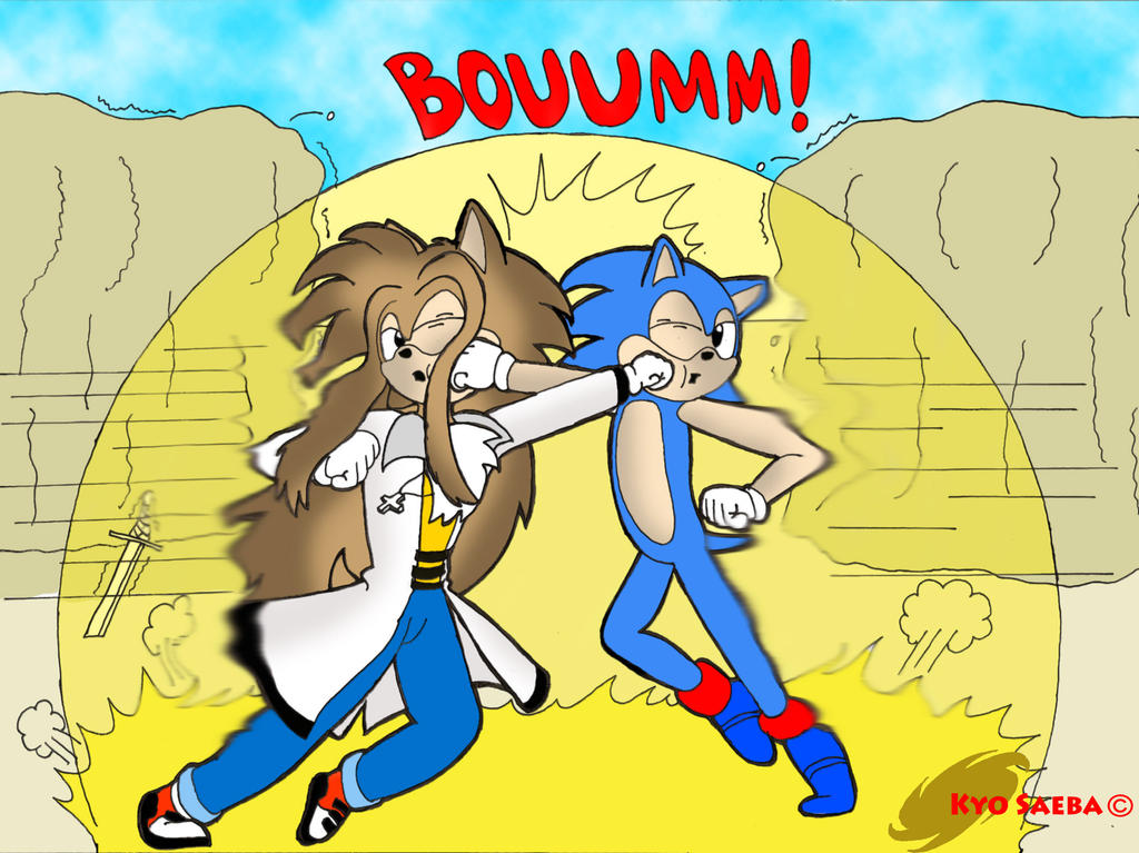 Double hit by Super-Kyo on DeviantArt