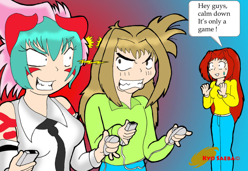 Battle with a WII by Super-Kyo on DeviantArt