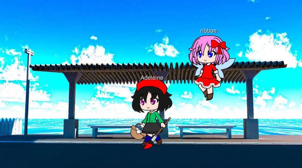 Adeleine And Ribbon Going To The Beach By Andrewfunart On Deviantart