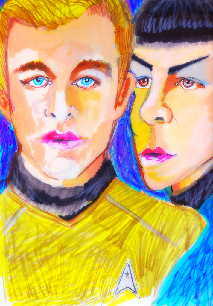 Kirk And Spock By Hamnerd On Deviantart