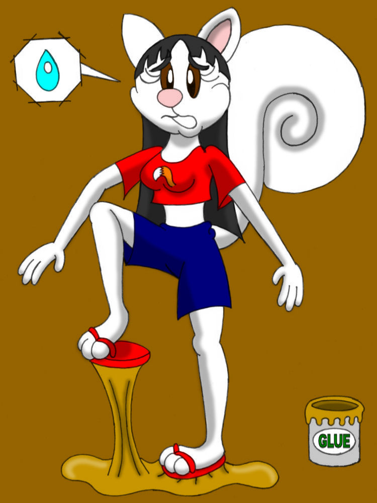 Whitnee Stuck In Glue By Caseydecker On Deviantart