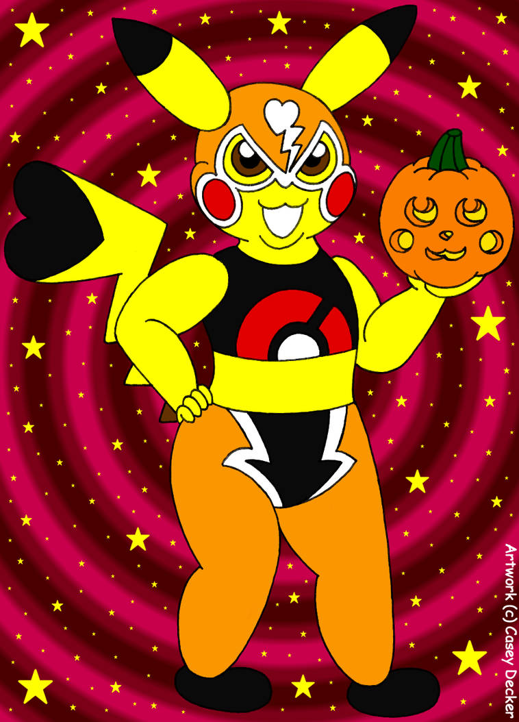Pikachu Libres Halloween By Coolcsd1986 On Deviantart