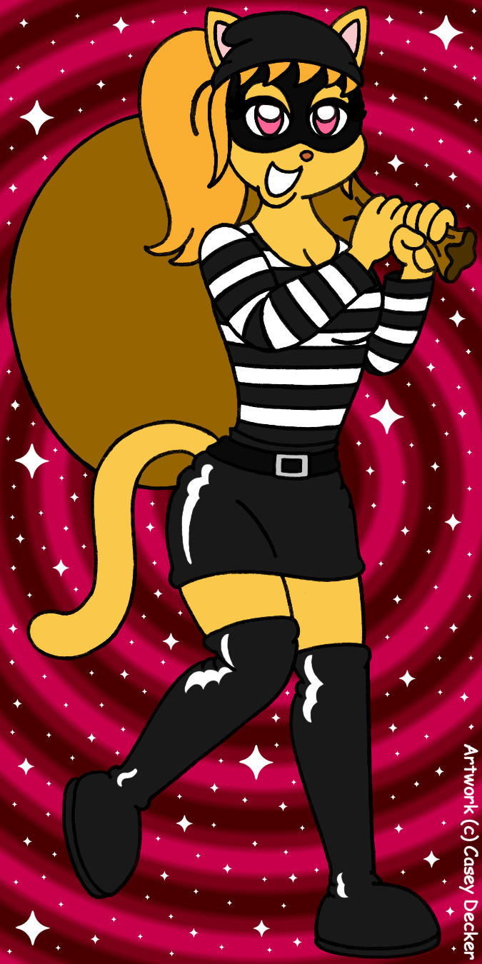 Haruka The Sexy Cat Burglar Art Trade By Coolcsd1986 On Deviantart