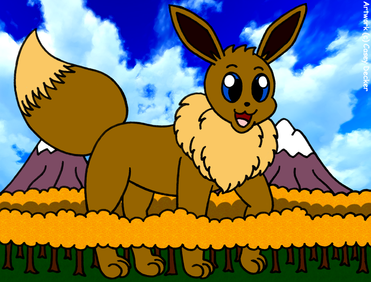 Zaion The Giant Eevee Art Trade By Coolcsd1986 On Deviantart