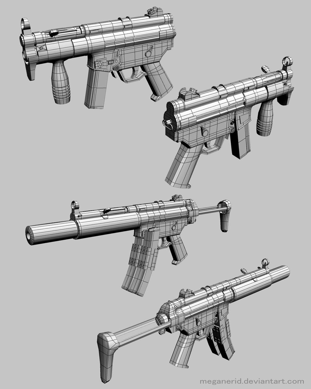 MP5 wire shot by MeganeRid on DeviantArt