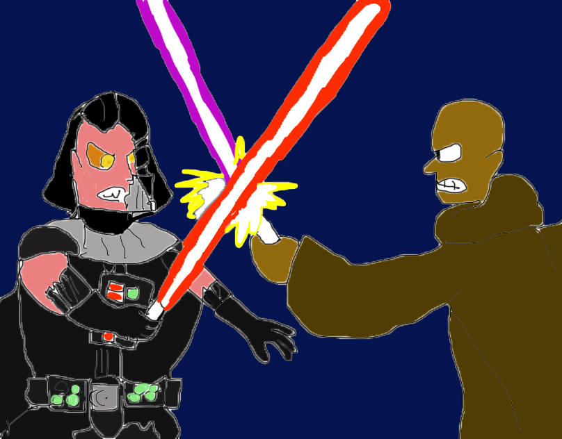 Darth Vader Vs Mace Windu by andyrey38 on DeviantArt Darth Vader Vs Mace Windu by andyrey38 on DeviantArt