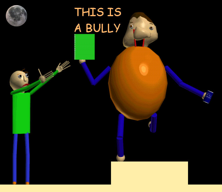 Bully Give Back That Notebook To Baldi By Johnsterspaceprogram On