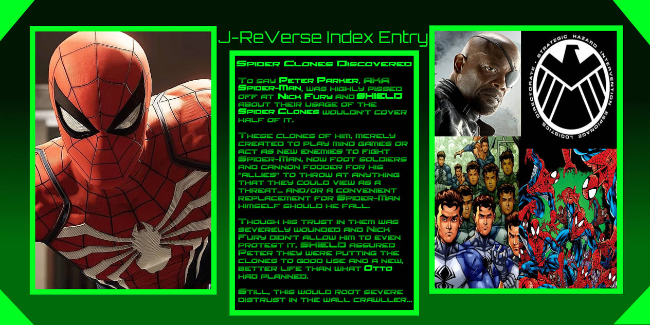 J-ReVerse Index Entry 287: Spider Clone Reveal by The-JMP on DeviantArt J-ReVerse Index Entry 287: Spider Clone Reveal by The-JMP on DeviantArt