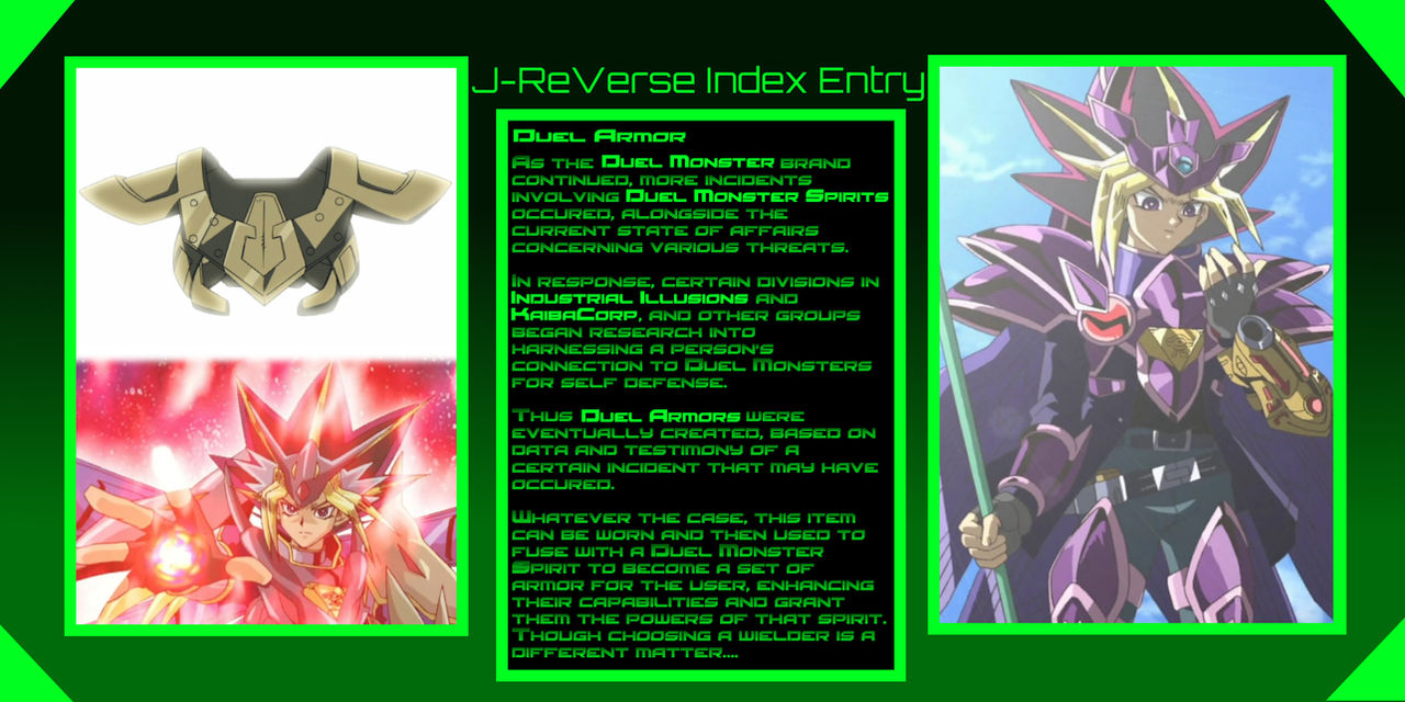 J-ReVerse Index Entry 428: Duel Armors by The-JMP on DeviantArt J-ReVerse Index Entry 428: Duel Armors by The-JMP on DeviantArt