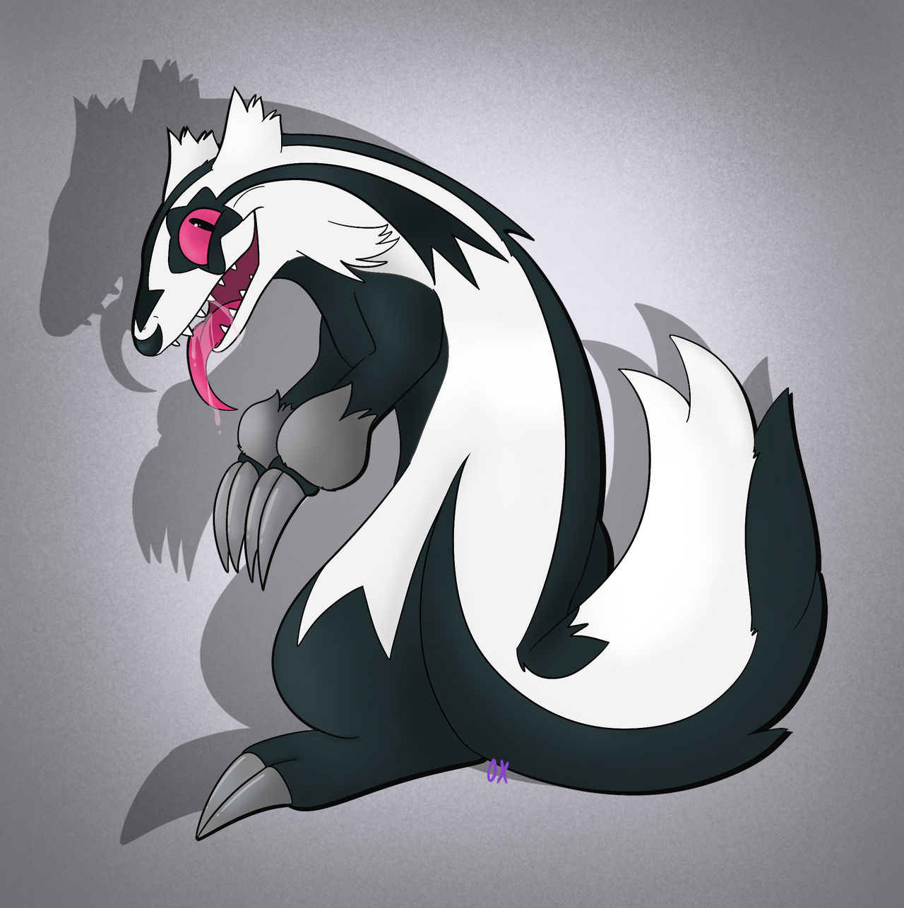 Galarian Linoone By Silhouett3s On Deviantart