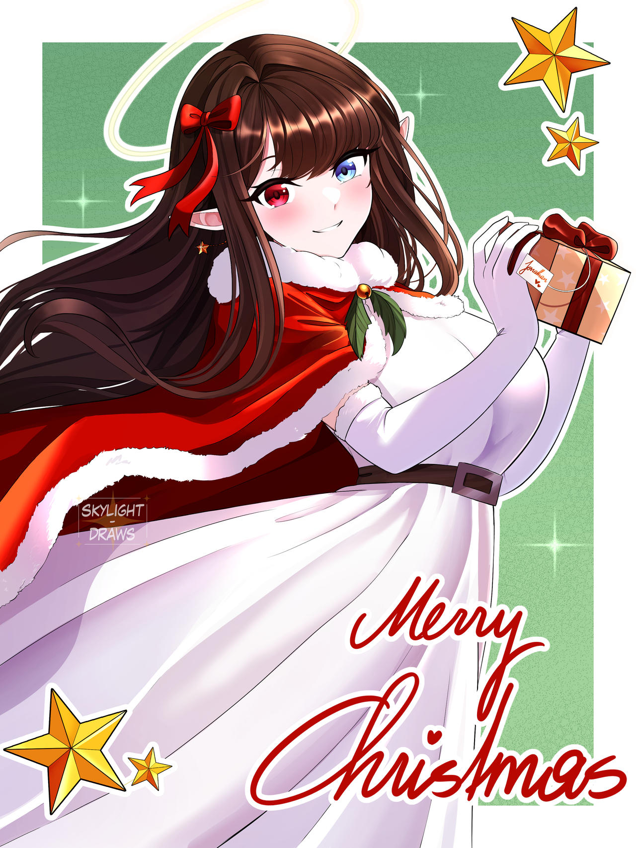 Ica Wishes You A Merry Christmas~ By Skylight Draws On Deviantart