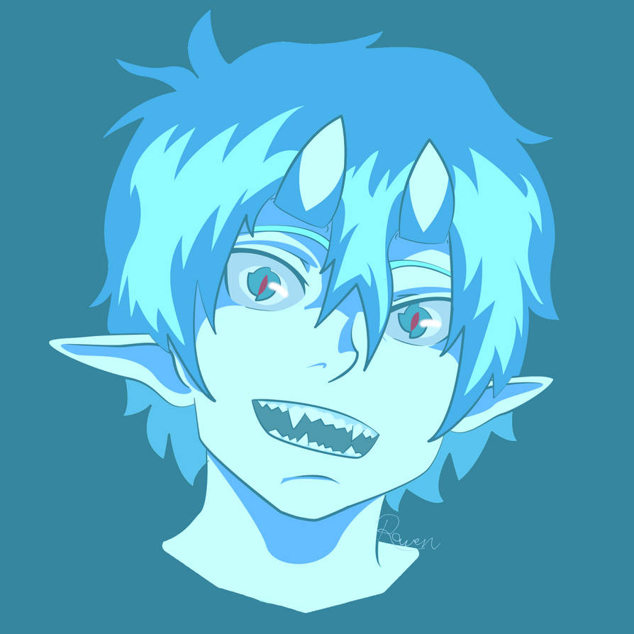 Rin Okumura In Demon Form By Tonguetiedraven On Deviantart
