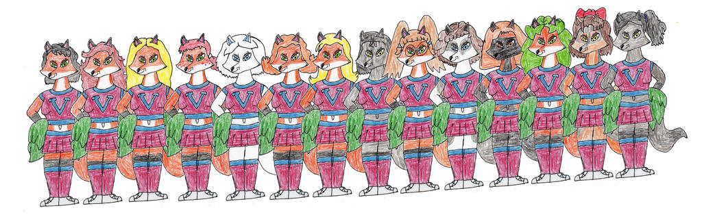 Cheer Vixens T By Trexking45 On Deviantart